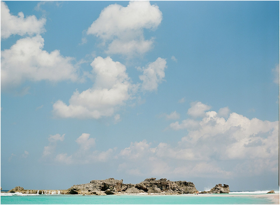 Mudjin Harbour Middle Caicos shot on Contax 645 film Ektar